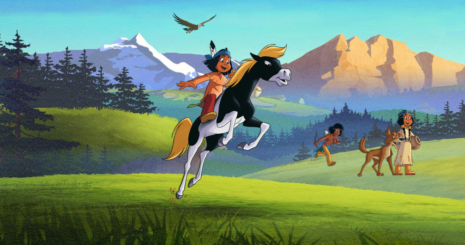 Dessin Animé Effrayant De Cheval